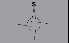 CAD Fórum - Blok: severka_dwg (Mapové symboly)