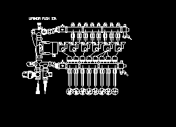 CAD Fórum - Blok: underfloor_heating_manifold_2D (Vytápění)