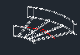 CAD Fórum - Blok-model: Cable Tray bend (Vodiče, kabely)