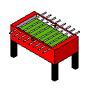 CAD Fórum - Blok-model: Foosball_Table_3 (Sport)