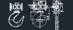 CAD Fórum - Blok: crane hook (Nástroje, nářadí)