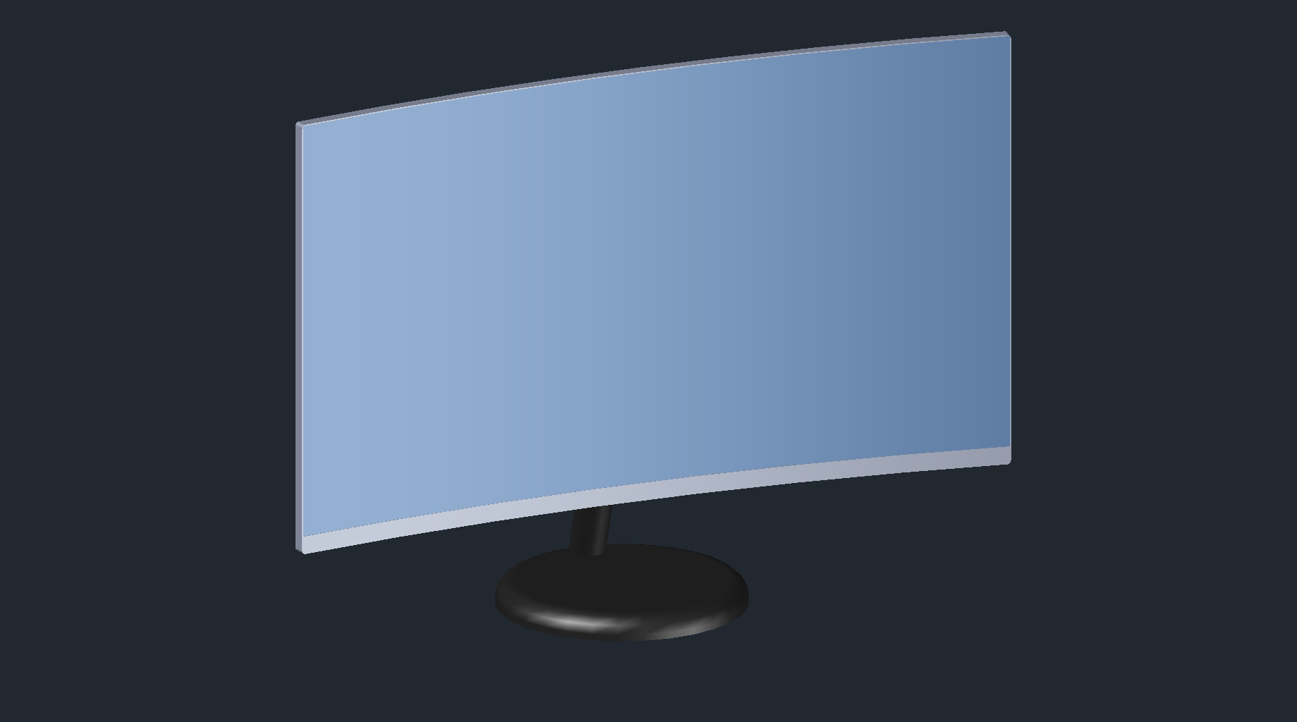 CAD Fórum - Blok-model: Samsung 27 Curved QLED WQHD Monitor (Elektronika)