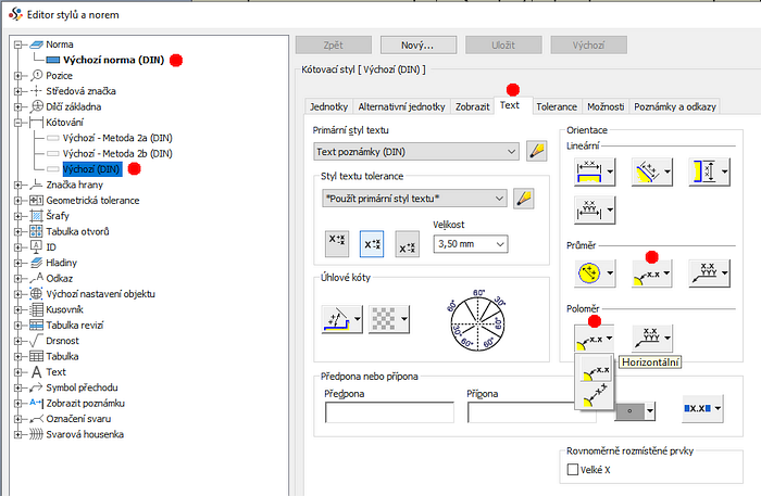 CAD Forum - How to create a diameter/radius dimension with a horizontal ...
