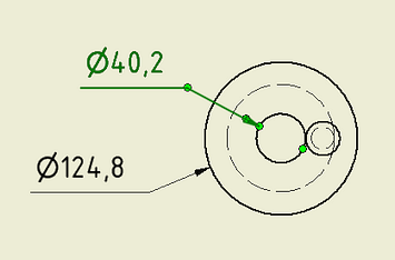 CAD Forum - How to create a diameter/radius dimension with a horizontal ...