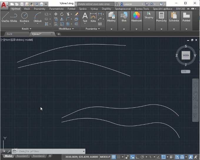 CAD Forum How To Create An Axis Of Two Curves average Curve 