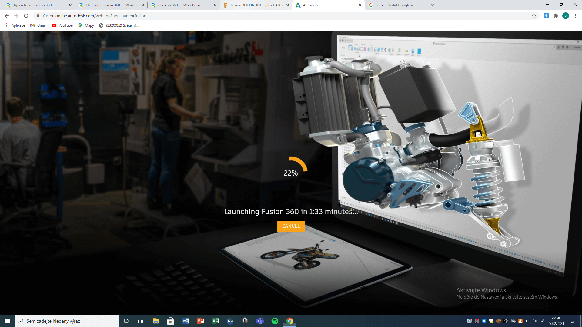CAD Forum - How to launch Autodesk Fusion online, in a web browser?