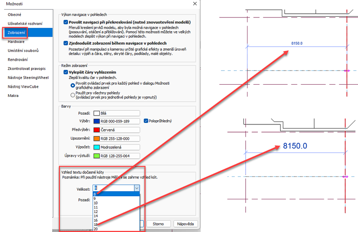 CAD Forum Text Size In Revit Temporary Dimensions 